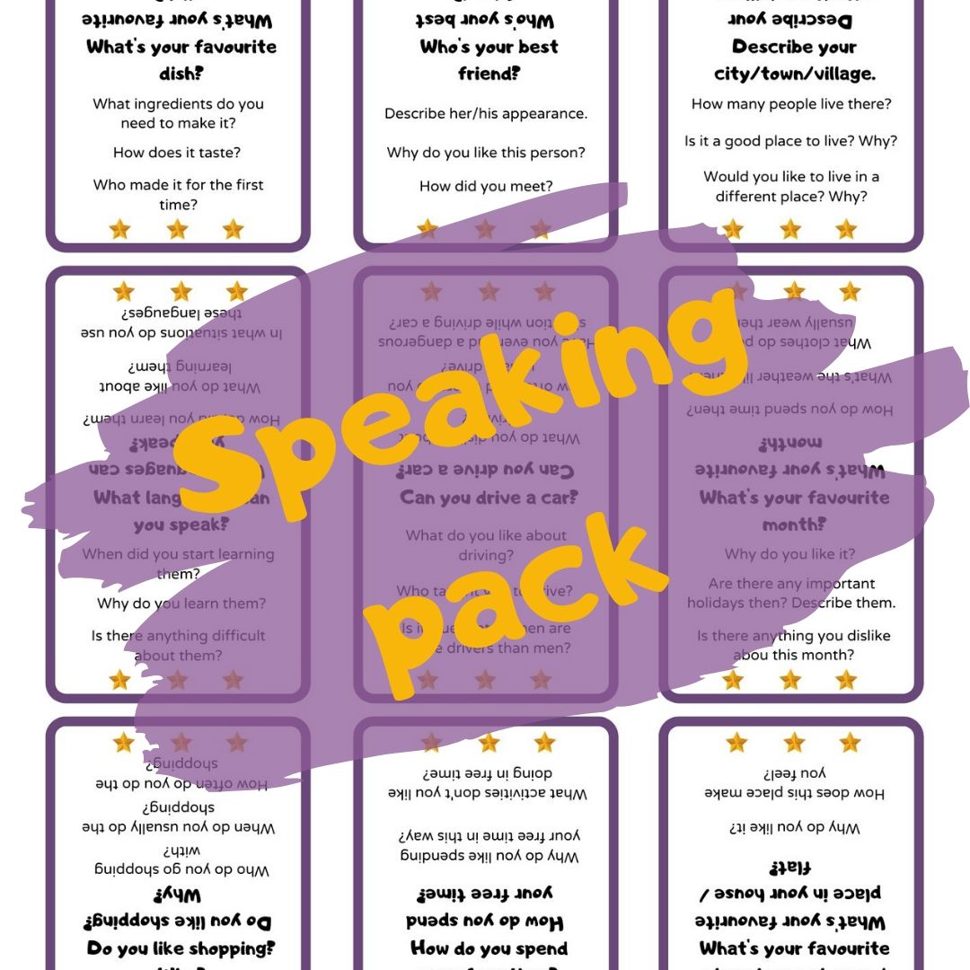 Speaking pack OT - Teaching Bits